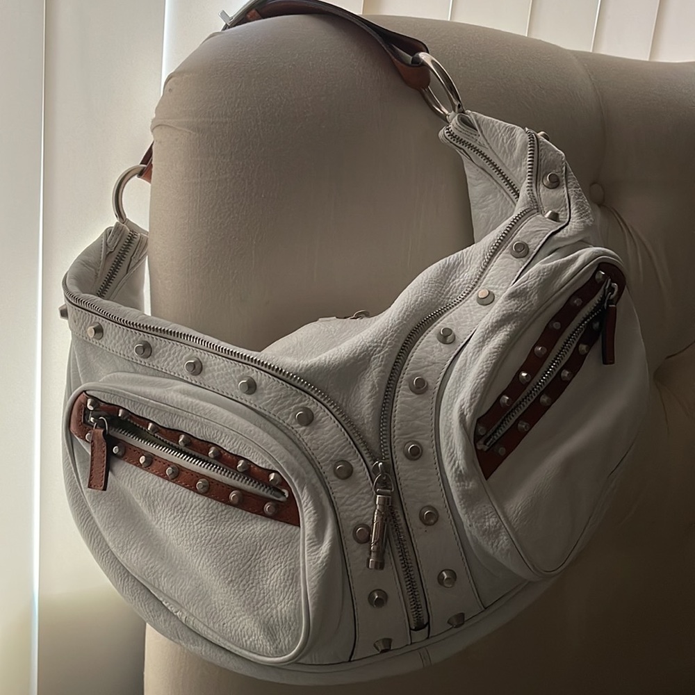 Versace Half Moon Studded Bag Y2k - Gem